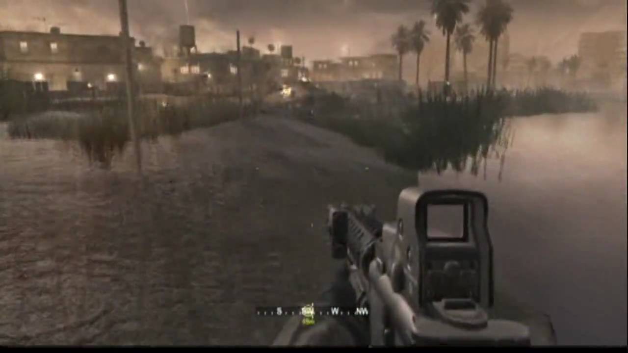 Call of Duty 4 - The Bog (out of map) Glitch [HD] - YouTube