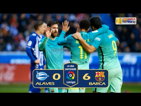 Alaves 0-6 Barca (Liga 2016-17)