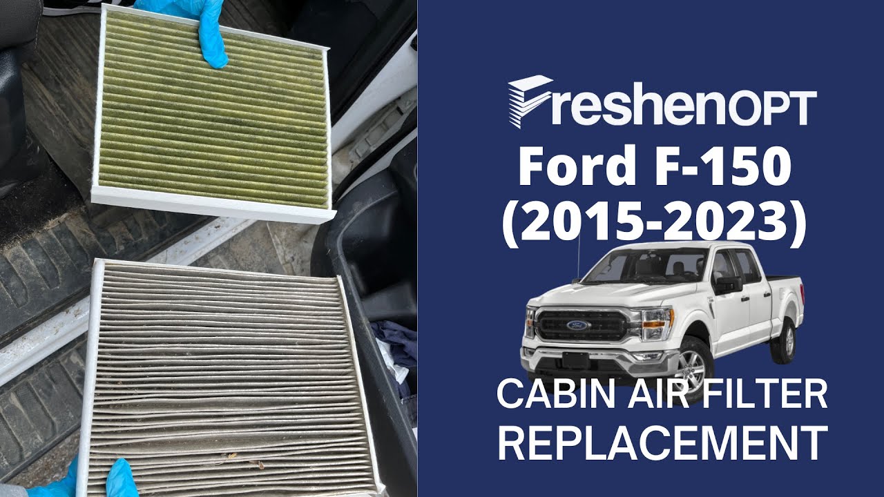 How to replace cabin air filter for Ford F-150 2015-2023? - YouTube