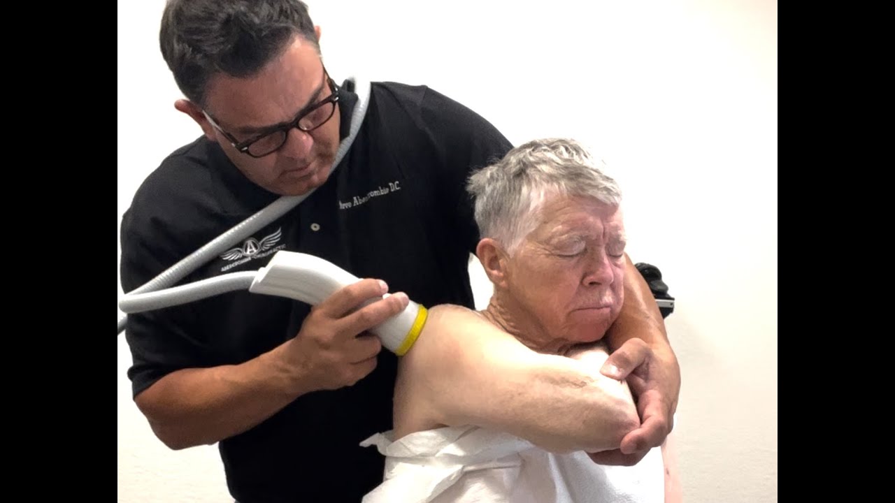 Leanne - Frozen Shoulder - Shock Wave Therapy - YouTube
