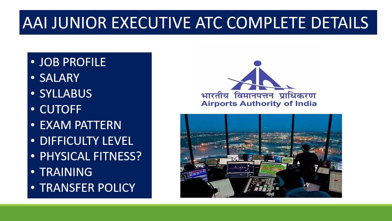 AAI ATC COMPLETE DETAILS | SALARY| TRANSFER | SYLLABUS | PATTERN ...