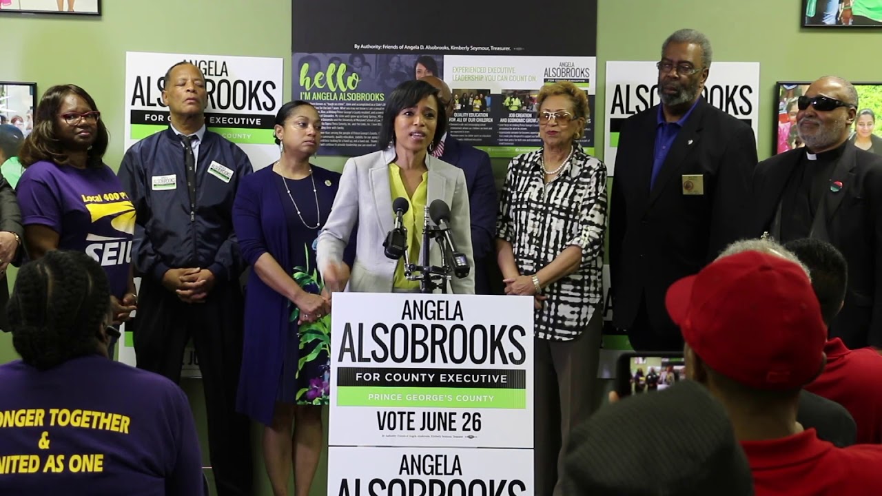 Angela Alsobrooks Campaign Press Conference - May 16, 2018 - YouTube