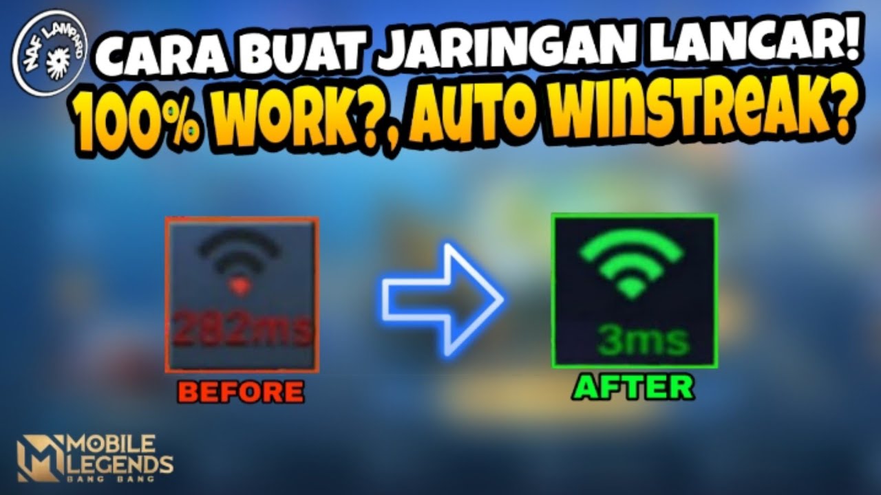 CARA BUAT PING MOBILE LEGEND LANCAR - INFO MLBB - YouTube