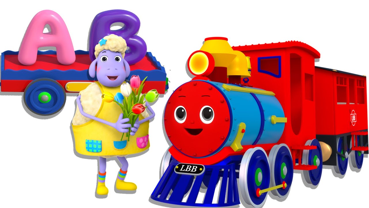 Hop on the ABC Train! 🚂🔤| Nursery Rhymes & Kids Songs - ABCs and 123s ...