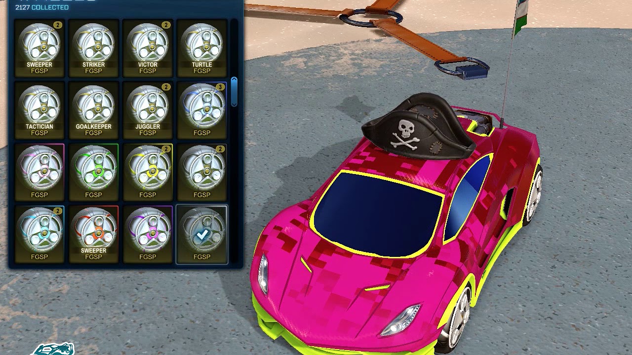 Black Market Decals Painted Rocket League Car Designs: PARALLAX ...