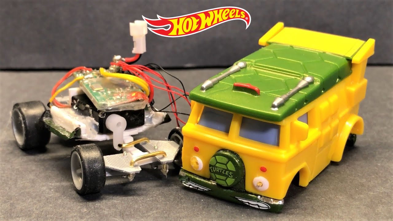 Hot Wheels RC car convert | TMNT Party Van | Hot Wheels custom - YouTube