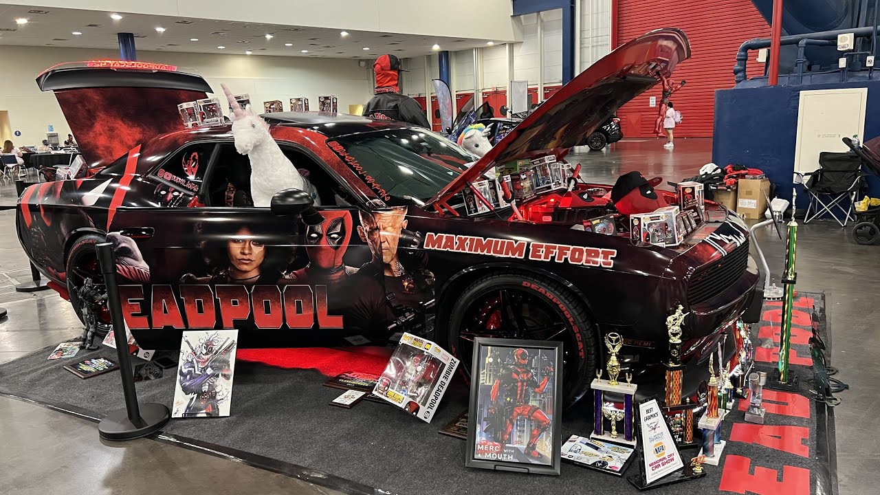 Deadpool Themed ProCharged 426 Challenger Owner Interview at Houston ...