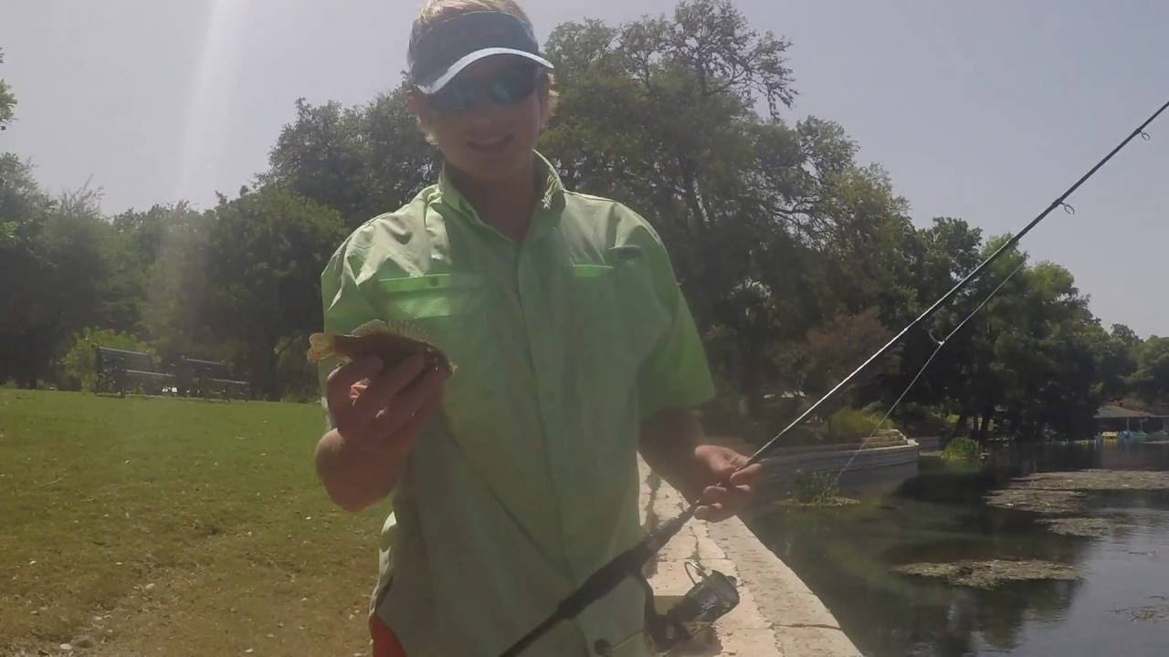 Ultra light fishing Landa Park - YouTube