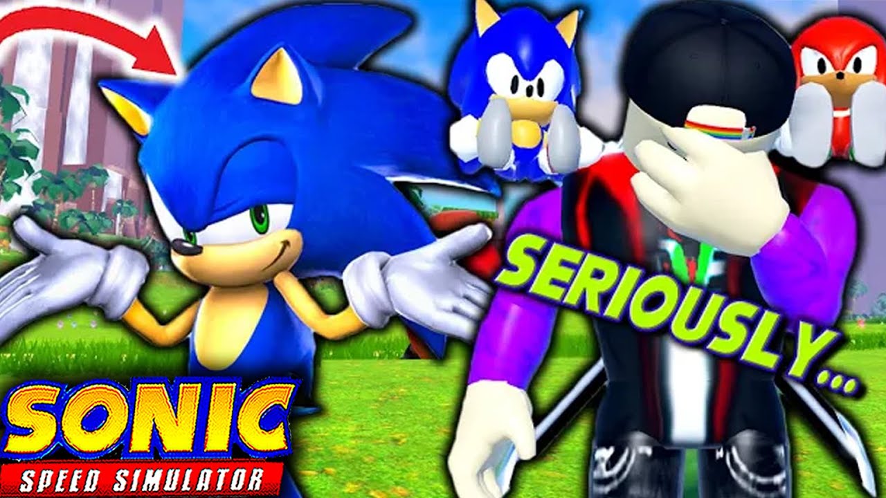 FUNNIEST MOMENTS in SONIC SPEED SIMULATOR... - YouTube