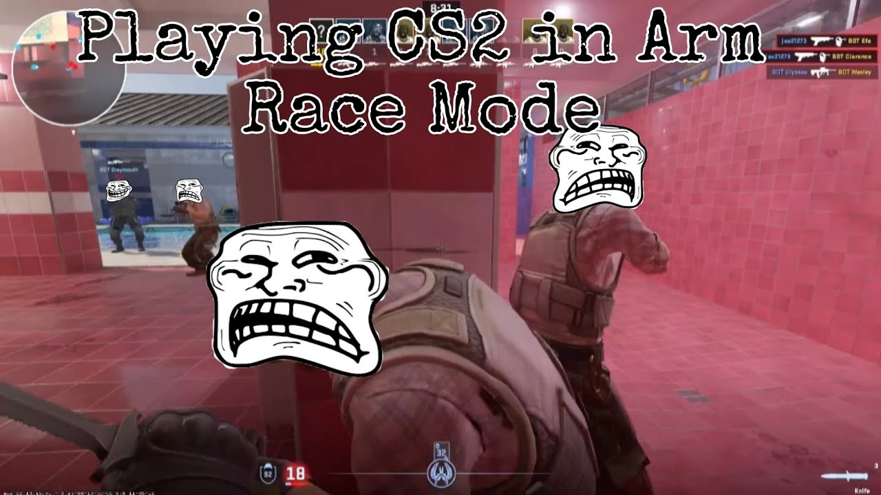 Playing CS2 in Arm Race Mode: The Ultimate Test of Skill - YouTube