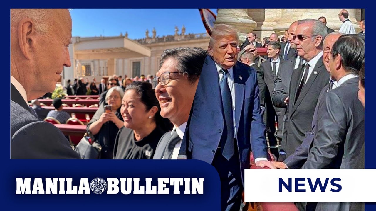 Marcos meets Trump, Biden at Vatican - YouTube