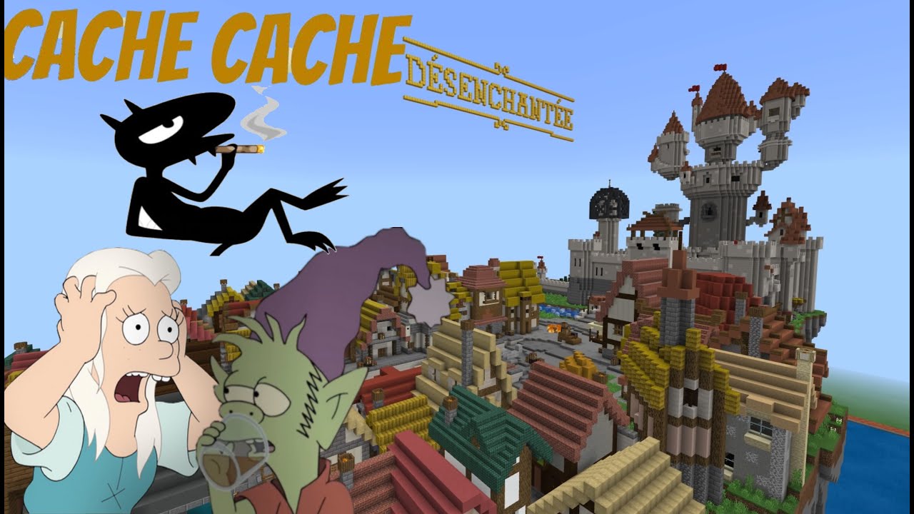 CACHE CACHE MINECRAFT | MAP DESENCHANTEE | EPISODE 81 (PS4) - YouTube