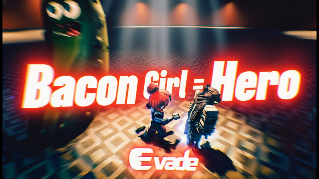 💪 Bacon Girl = Hero?! Saving Everyone in Roblox Evade! 😱🔥 - YouTube