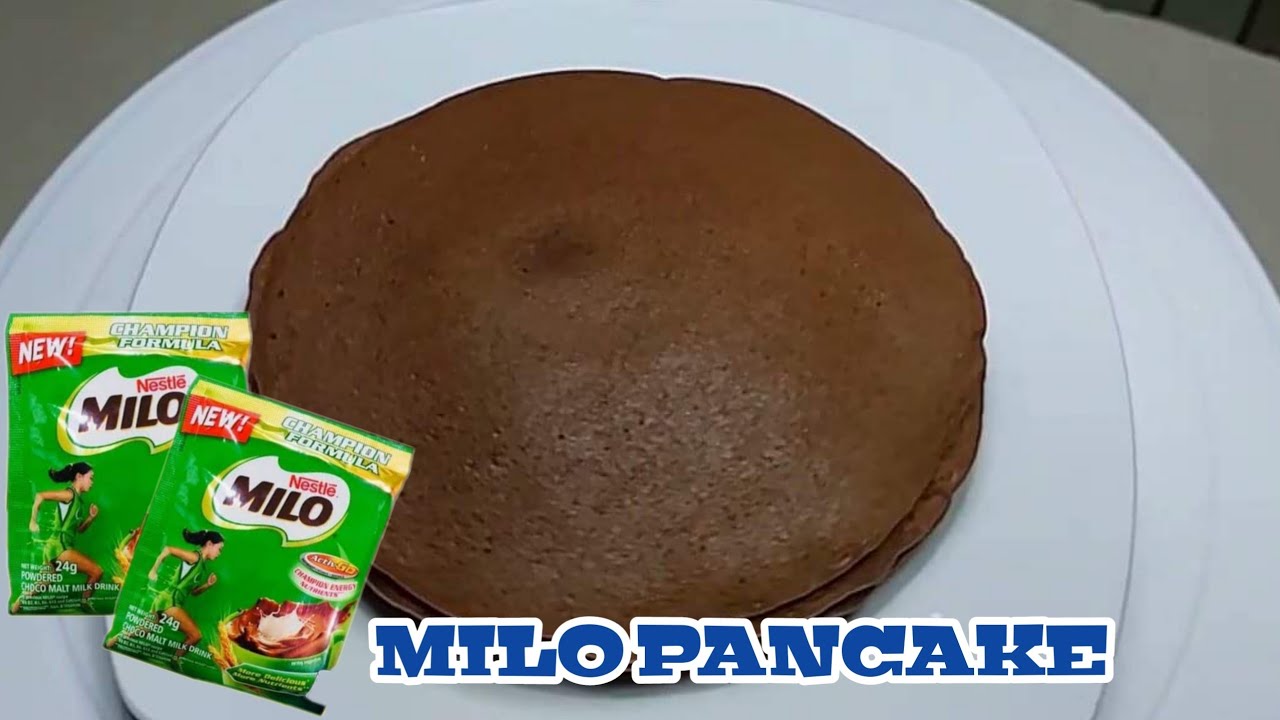 PANCAKE RECIPE EASY WAY/SPECIAL MILO PANCAKE/PANCAKE RECIPE - YouTube