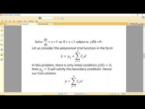Boundary value problem by Galerkin finite element method(Matlab) - YouTube