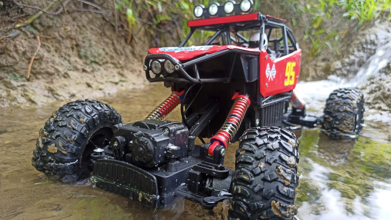 RC Car 4x4 Water Adventure In The Mountain - YouTube