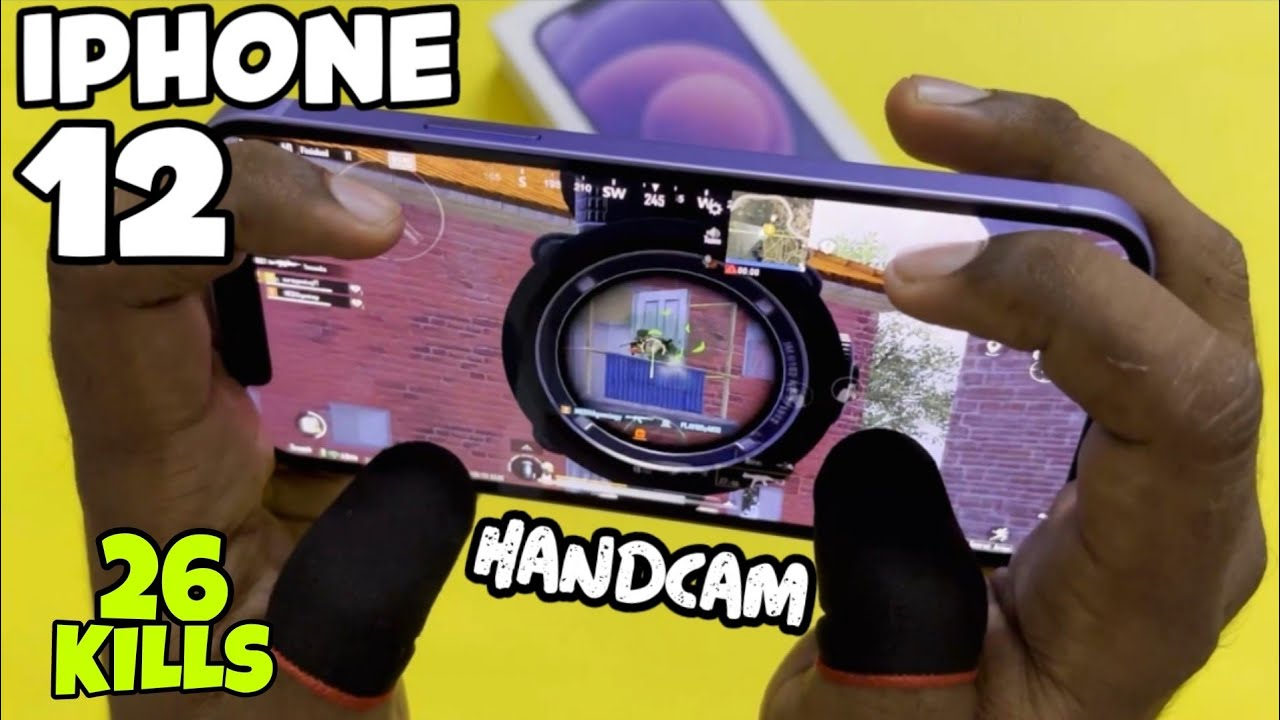 iphone 12 BGMI Full Handcam in 2022🔥Power of A14 Bionic⚡⚡Best Budget ...