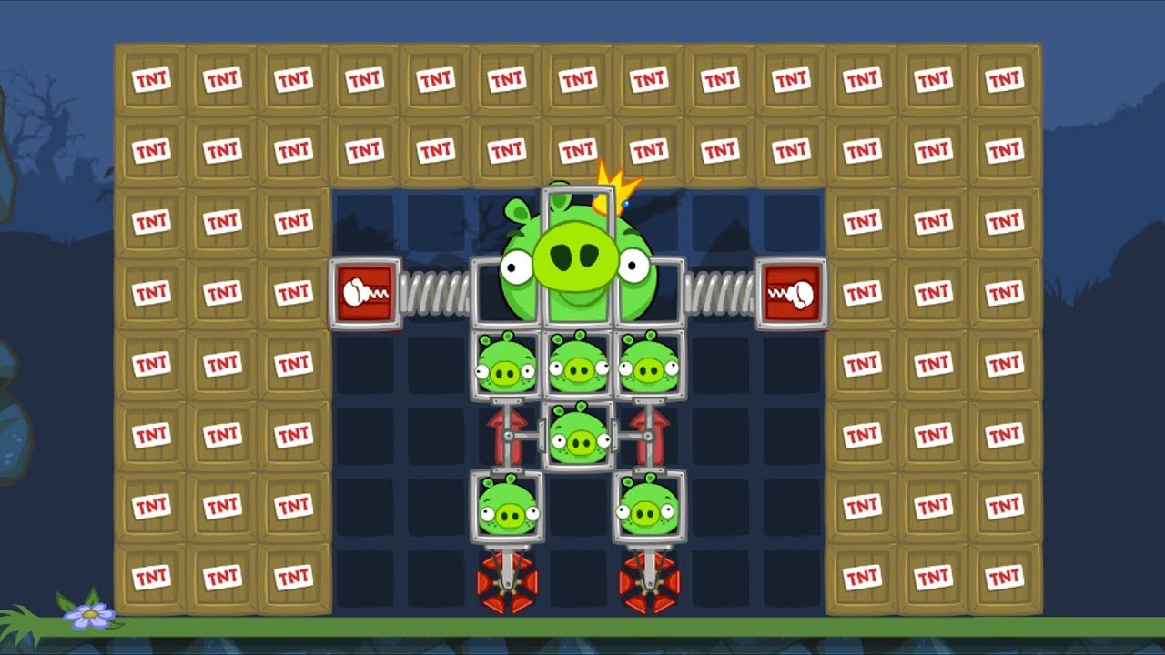 Bad Piggies - SILLY INVENTIONS ROBOT PIG VS TNT - YouTube