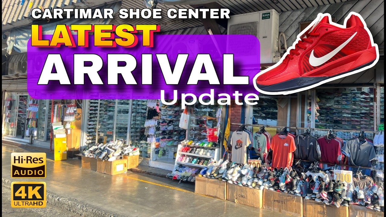 Cartimar Latest Shoe Release Update Part 7 🇵🇭 | 4K Food and Walk Tour ...