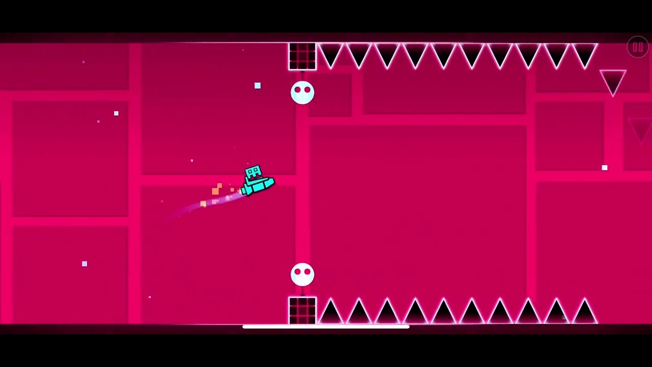 Stereo Madness Geometry Dash, full level - YouTube