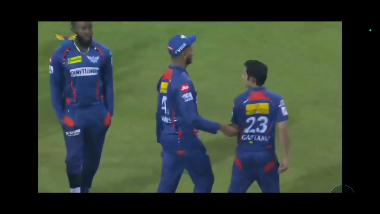 Fight between Virat Kohli and Gautam Gambhir in today match।LSJ VS RCB ...