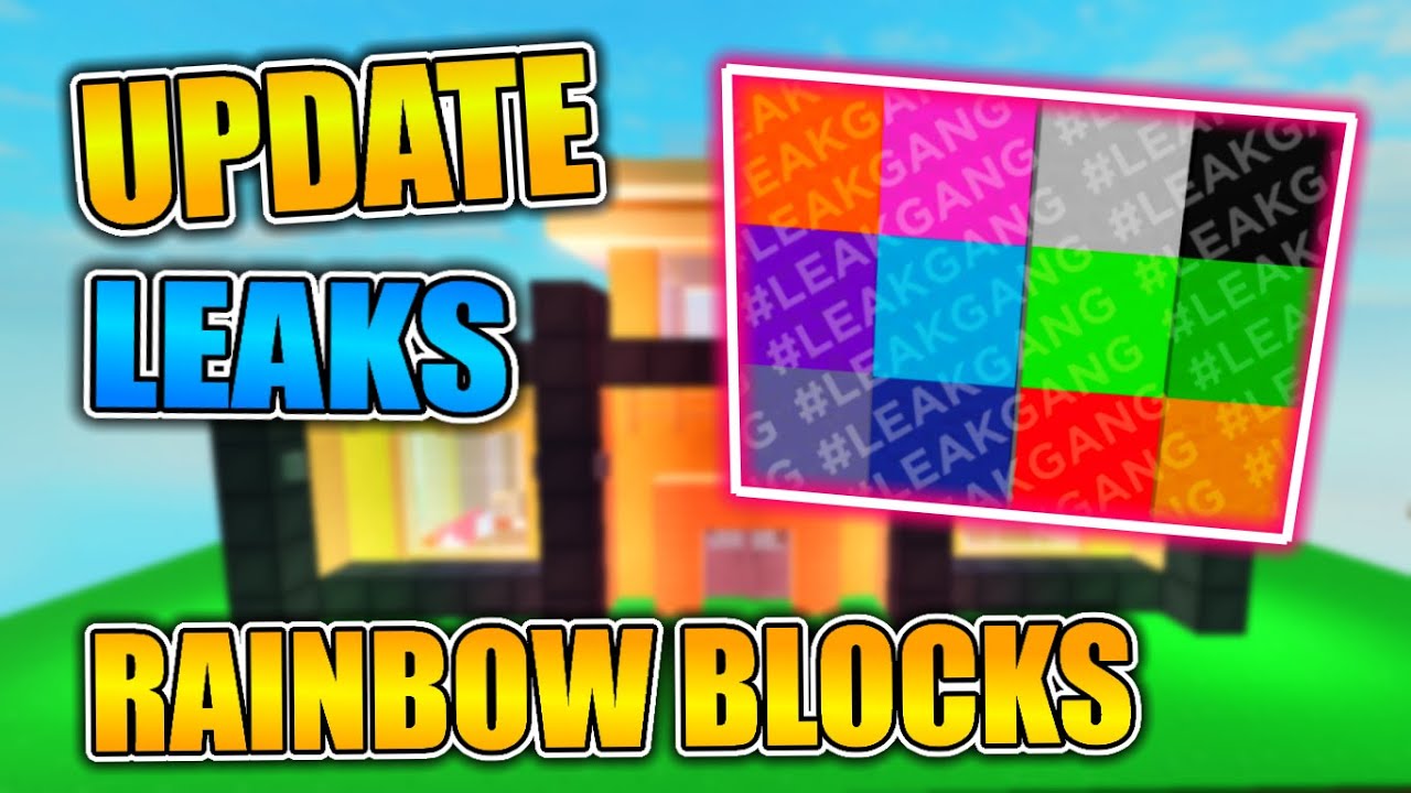 Rainbow Blocks Update Leaks in Roblox Islands || Huge Update Coming ...