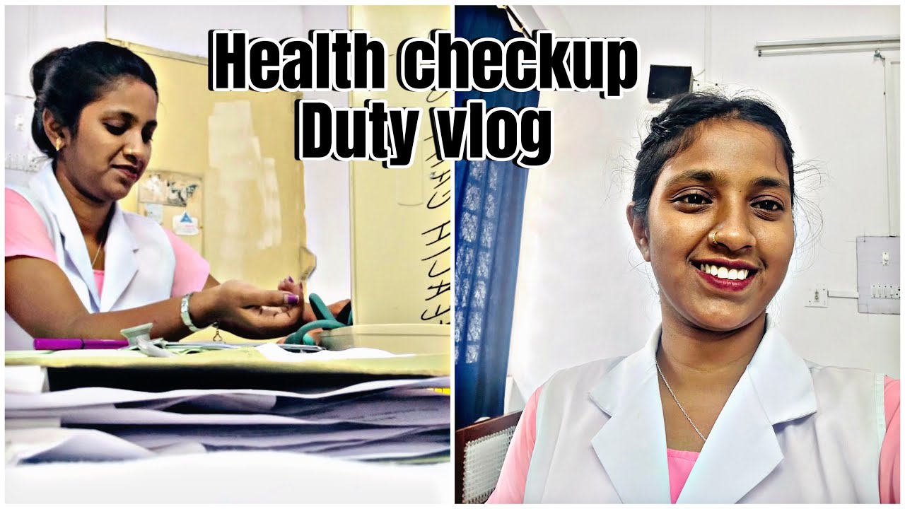 Health checkup duty vlog| staff नर्स का health checkup camp | BGH ...