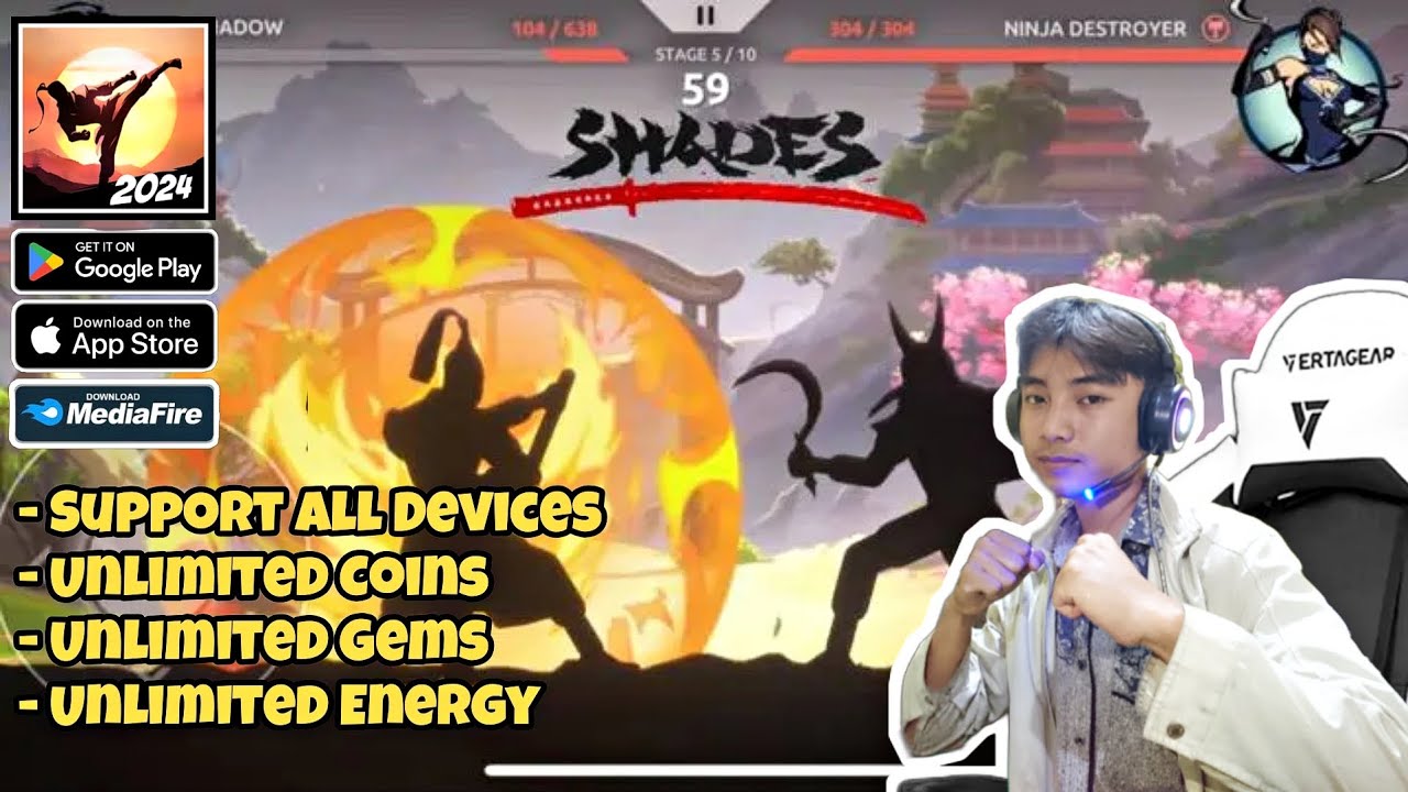 Review Game Fighting | Shadow Fight Roguelike Shades (Android) Offline ...