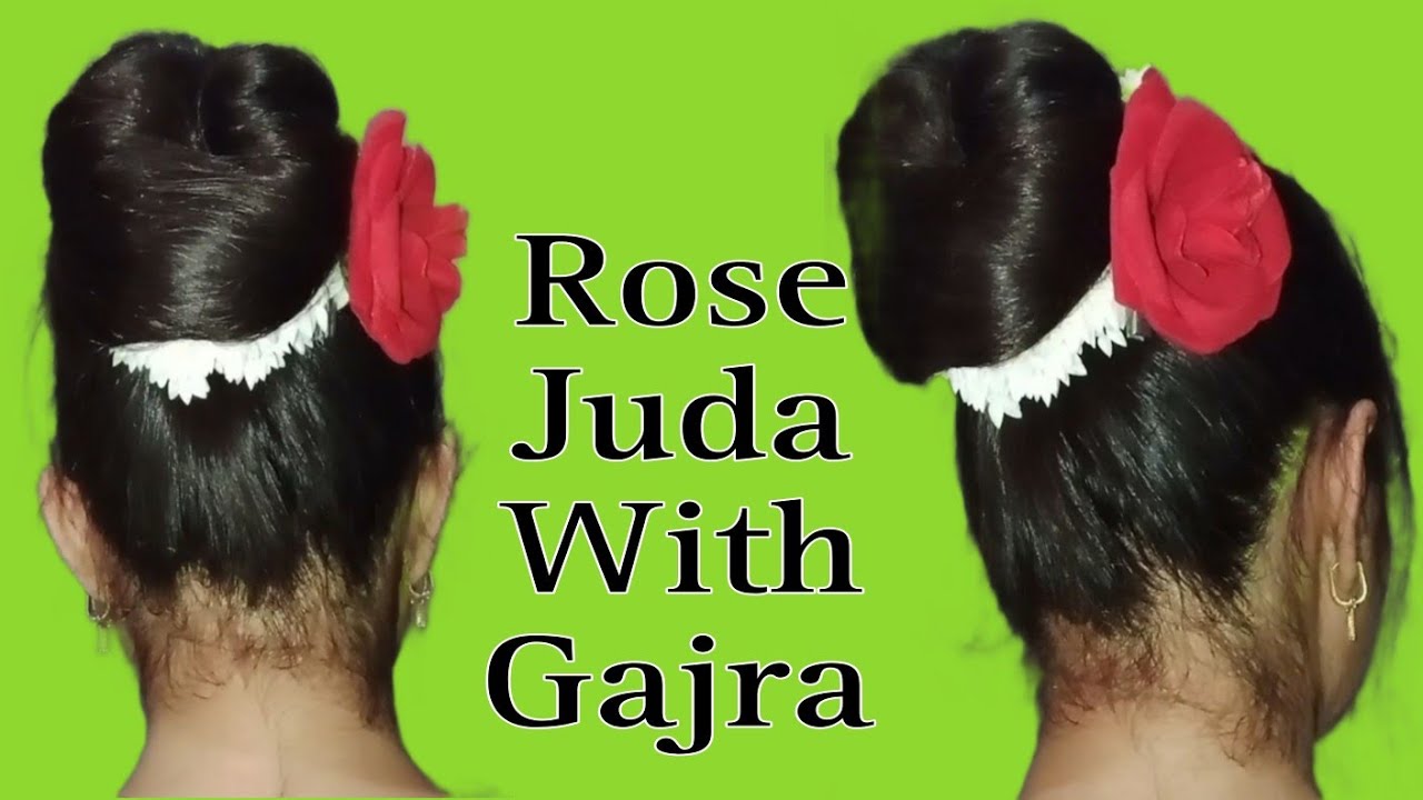 Rose Juda With Gajra 🥰 ️ - YouTube