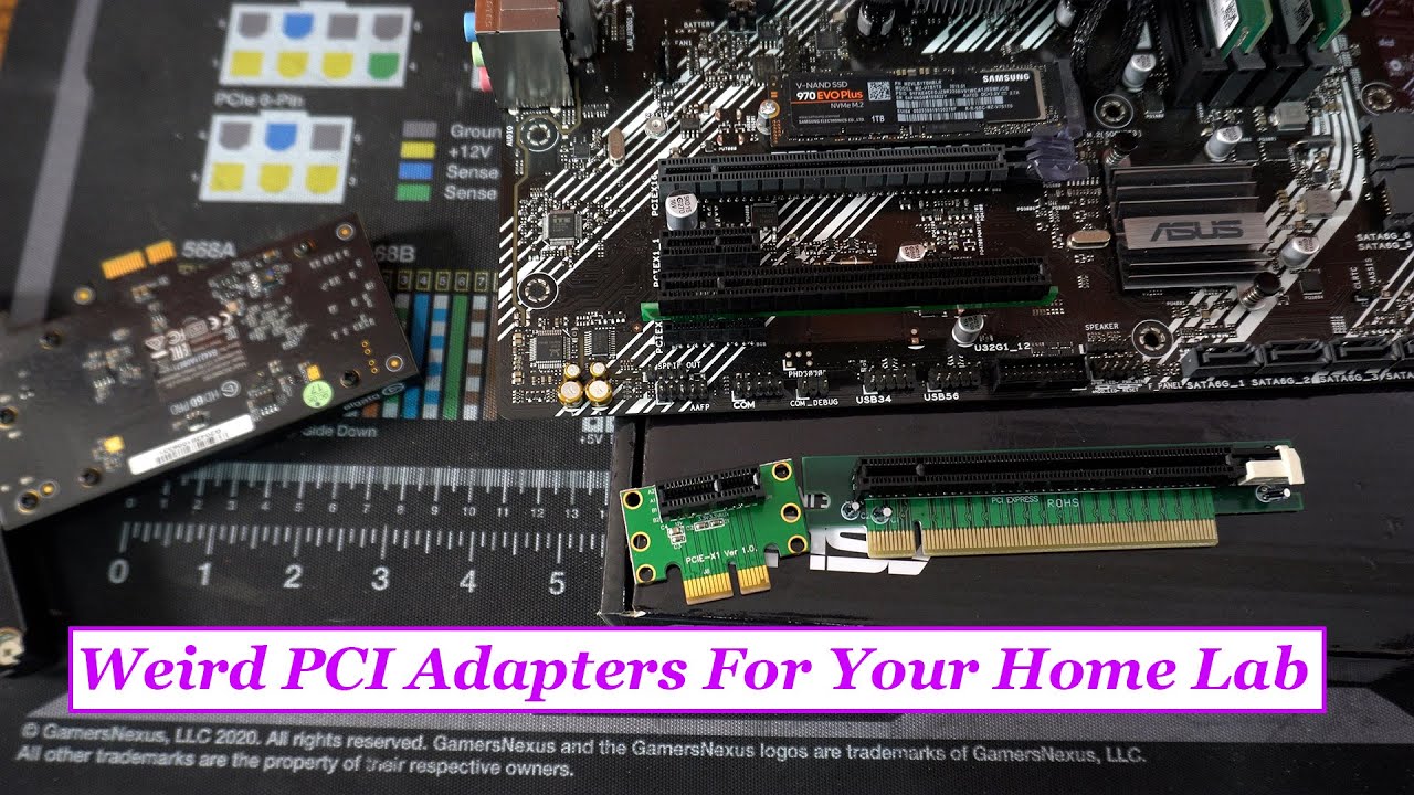 Weird PCI-E Adapters For Your Home Lab - YouTube