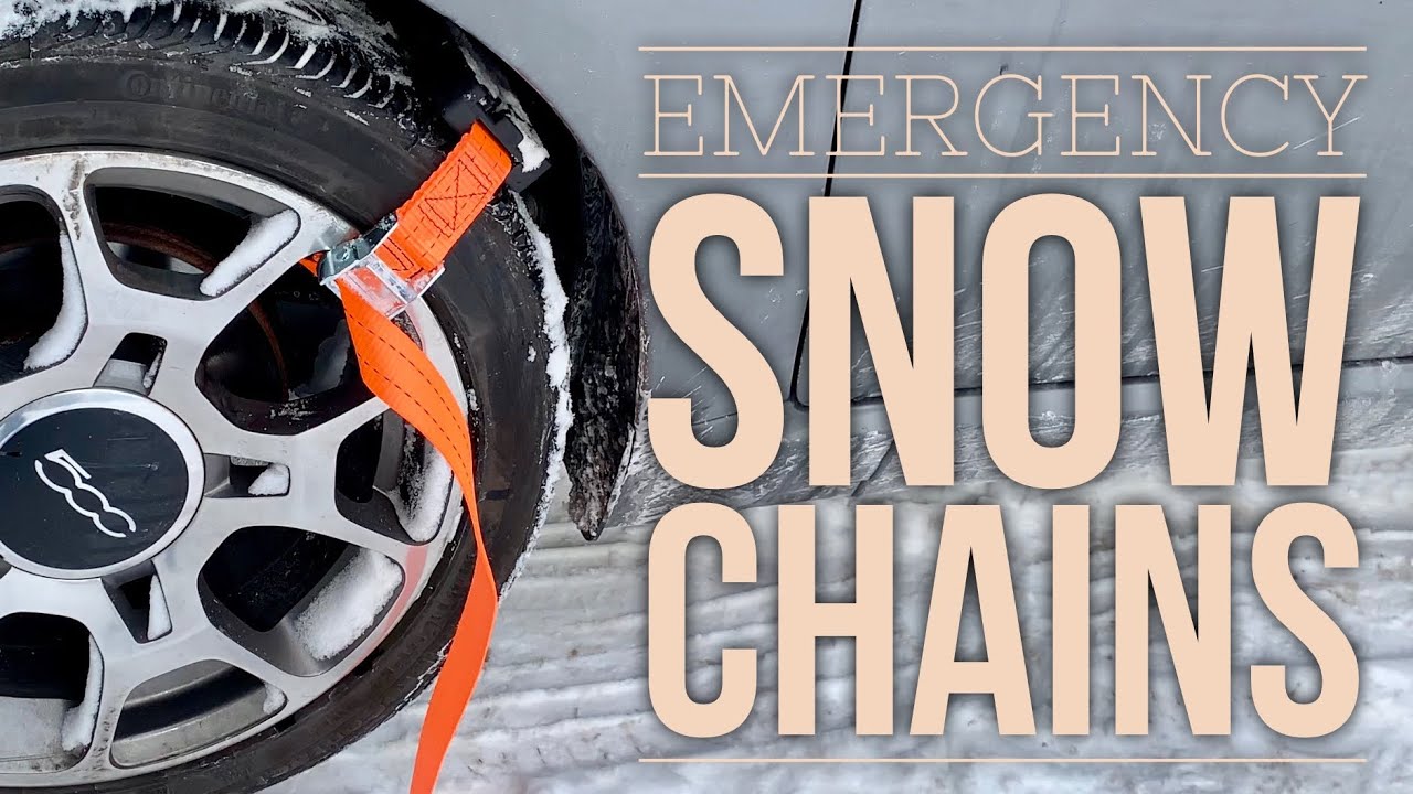 Emergency Snow Chains Tire Block by Podoy Review - YouTube