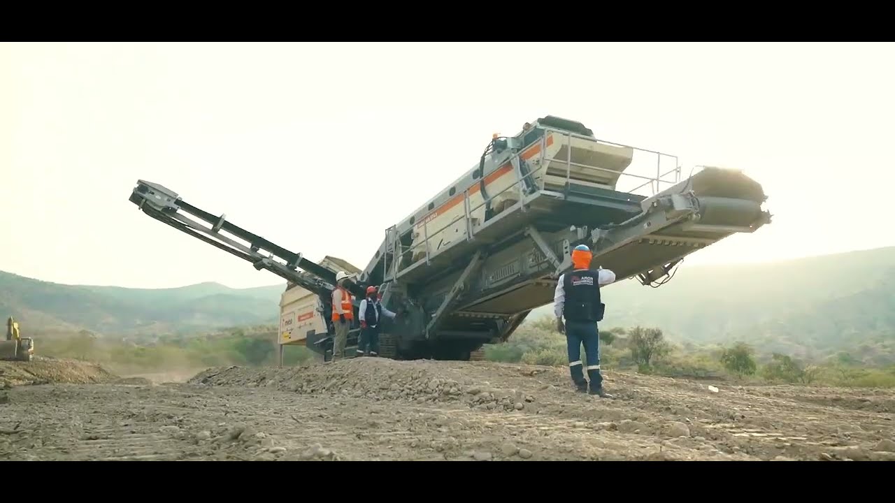 Zaranda ST4.8 y Trituradora de Cono LT200HP de Metso - YouTube