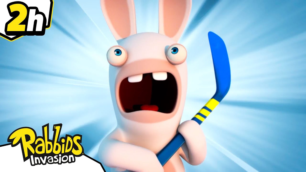 Ice Hockey Goes WRONG 🏒 Rabbids Invasion 🐰 Full Episodes | Cartoons For ...