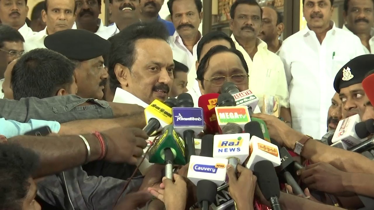 Thiruvarur by-election DMK President gives a clue on DMK candidate ...