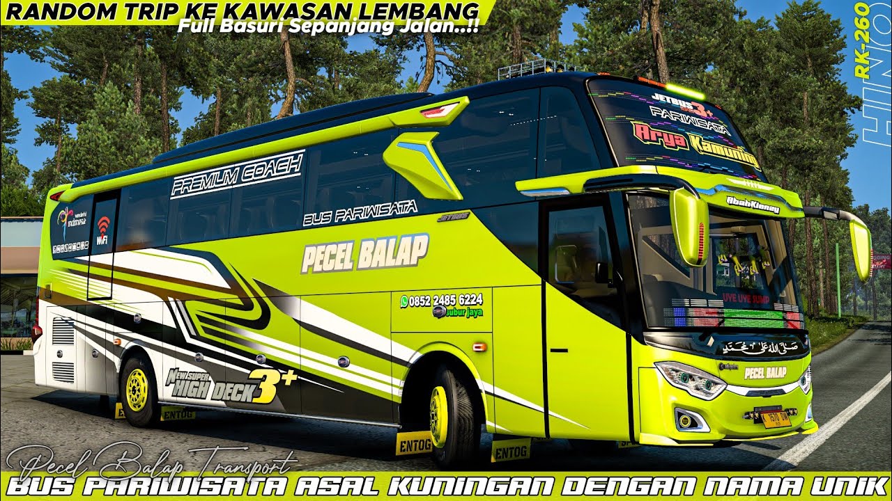 Random Trip to Lembang W/ Bus Pecel Balap "Arya Kamuning"‼️| ETS 2 ...
