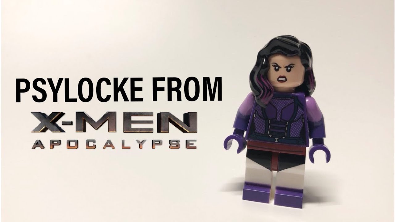 LEGO Psylocke Custom Minifigure from X-Men Apocalypse! - YouTube