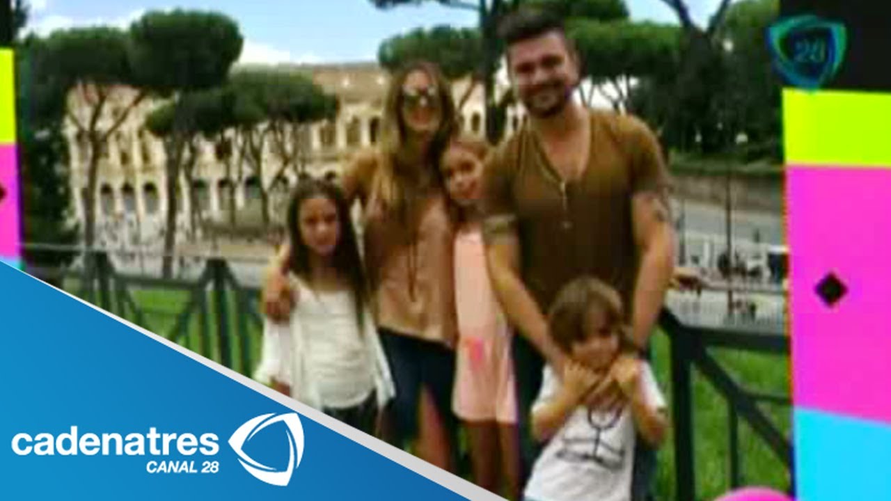 Juanes y su familia de vacaciones en Roma, Italia / Juanes and his ...