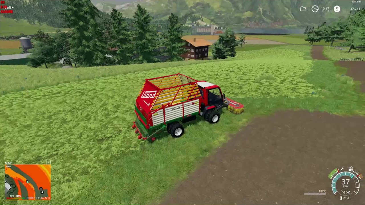 Farming Simulator 19 Alpine DLC pt. 28 Finished mowing!! - YouTube