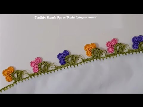 1684 Evet Yine Fıstık  Bu Sefer Yan Fıstık  Tığ  Oyası  Yapımı