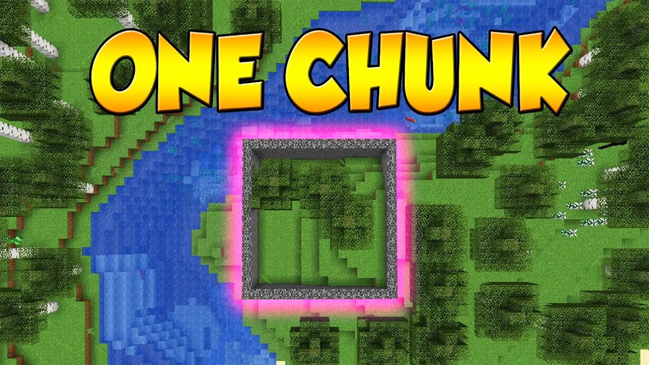 Minecraft but I won't leave my spawn chunk! | One Chunk Challenge - YouTube
