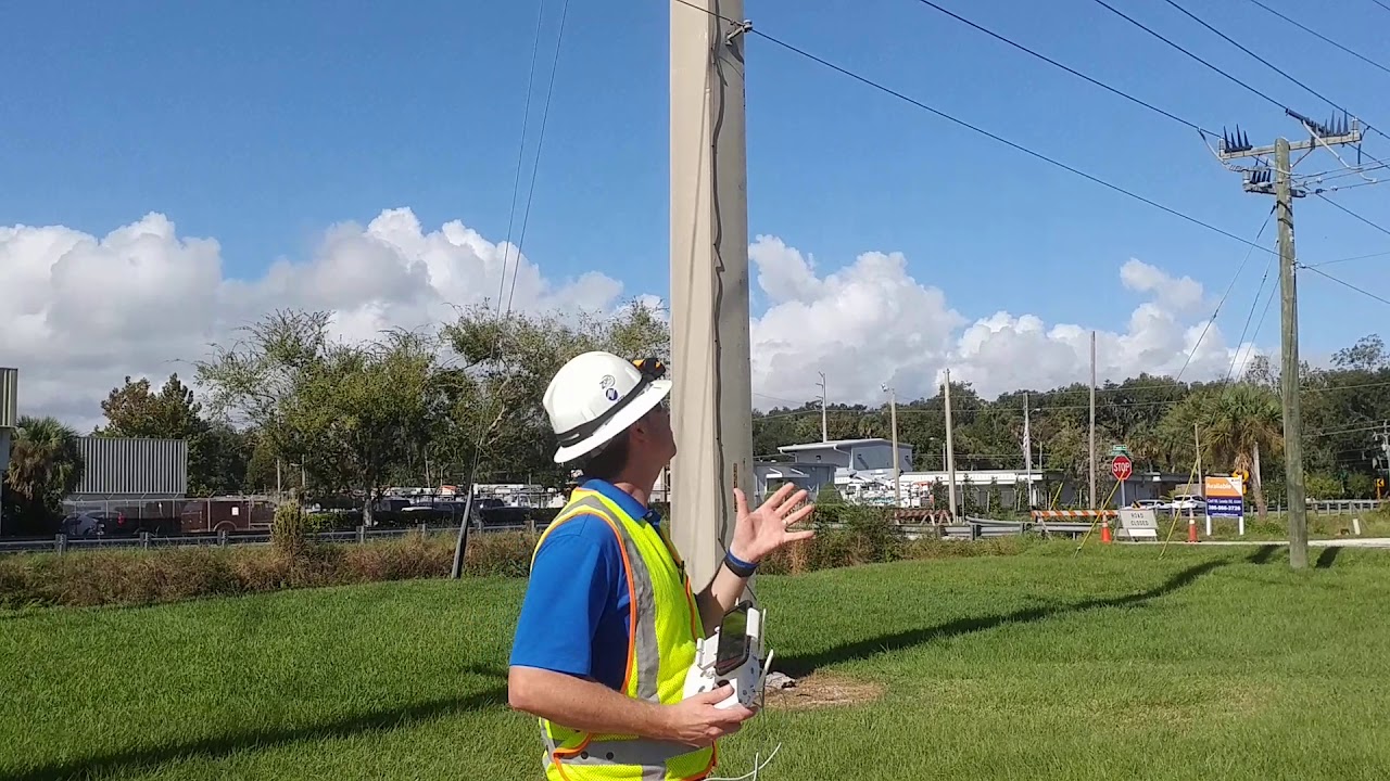FPL demonstrates drone technology in Volusia County - YouTube