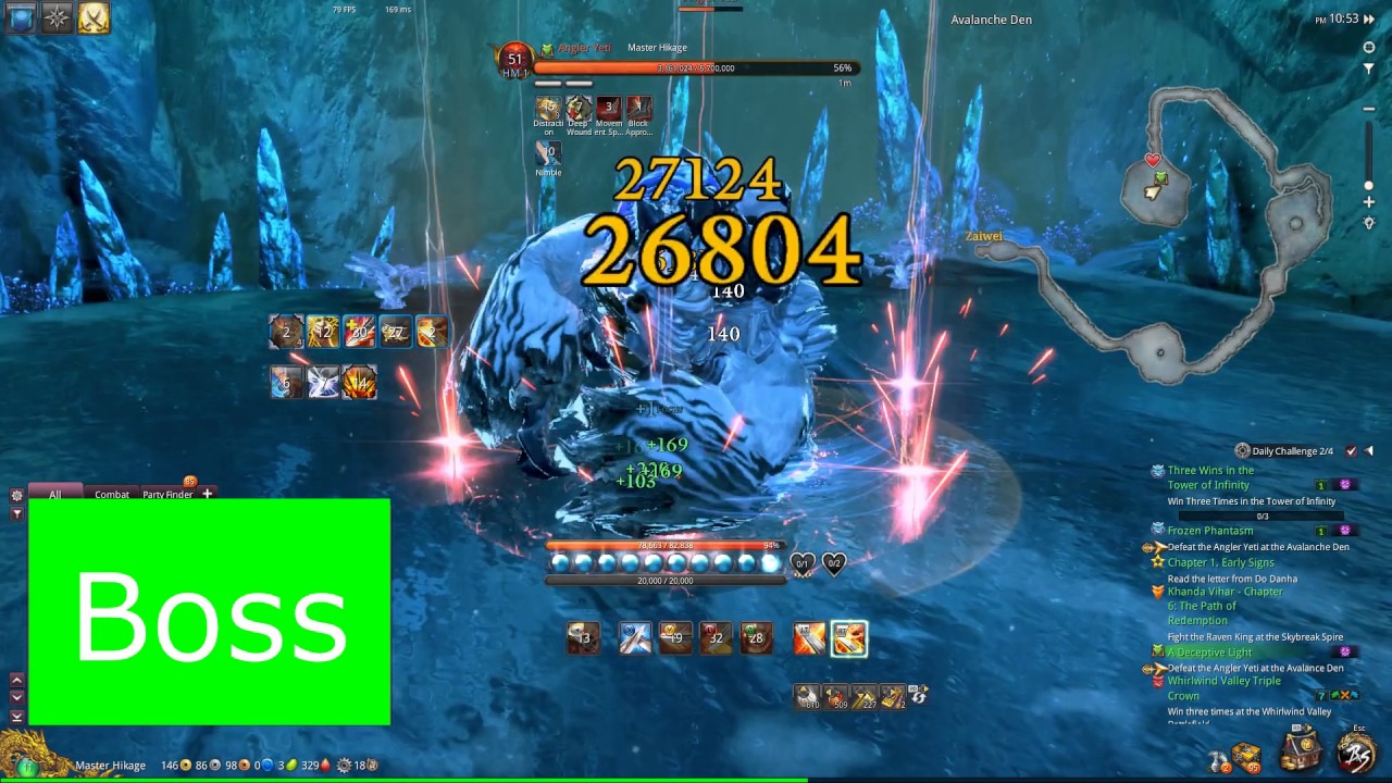 Blade and Soul Fire Blademaster Yeti solo 6man - YouTube