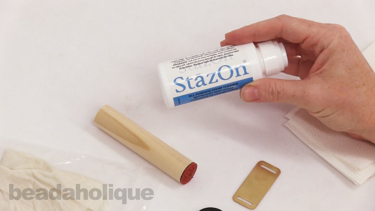 How to Use StazOn Stamp Cleaner - YouTube