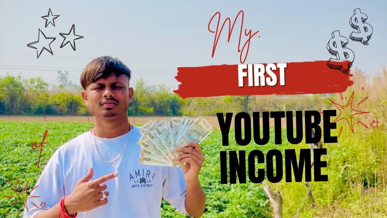 Finally I received My first YouTube income | youtube earning income ...