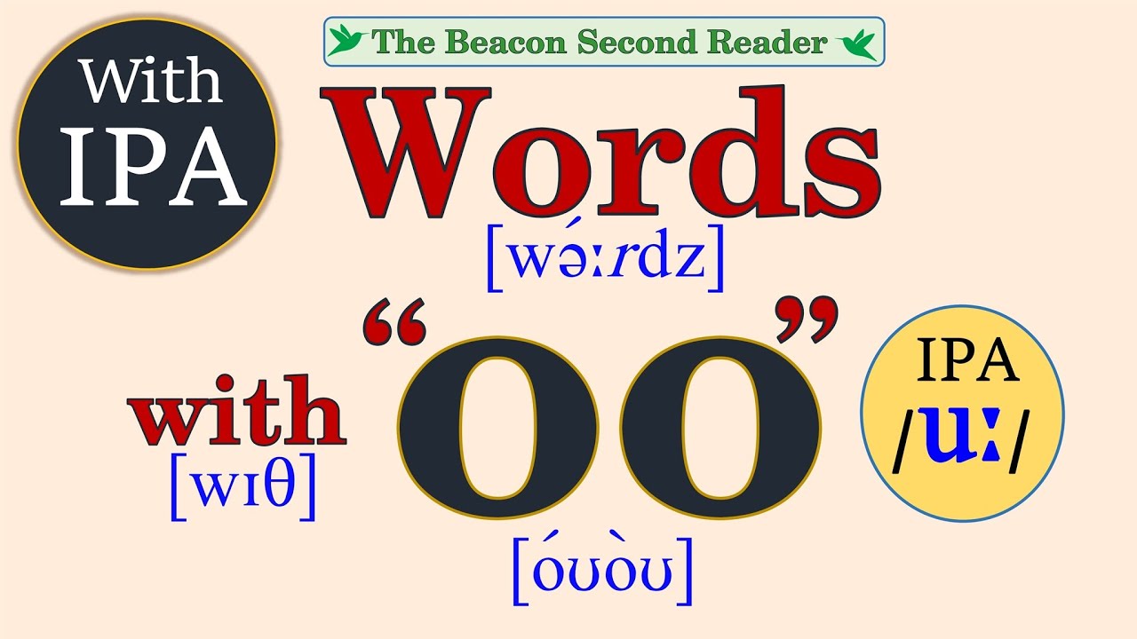 Words with “oo” with IPA (International Phonetic Alphabet) - YouTube