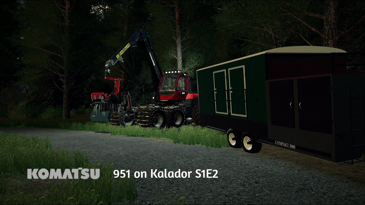 FS22 Harvesting on Kalador with Komatsu 951! S1E2 - YouTube