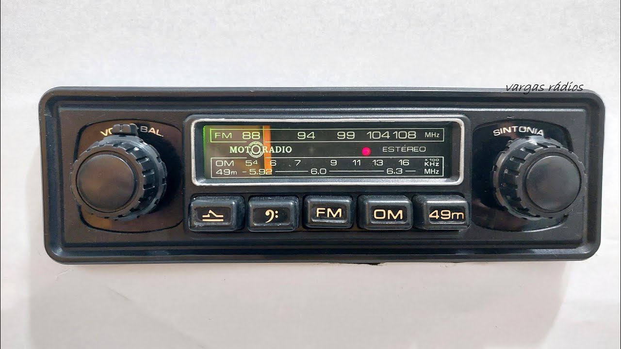 Motoradio ARS M31A, auto rádio 3 faixas com aux by, Vargas Rádios ...