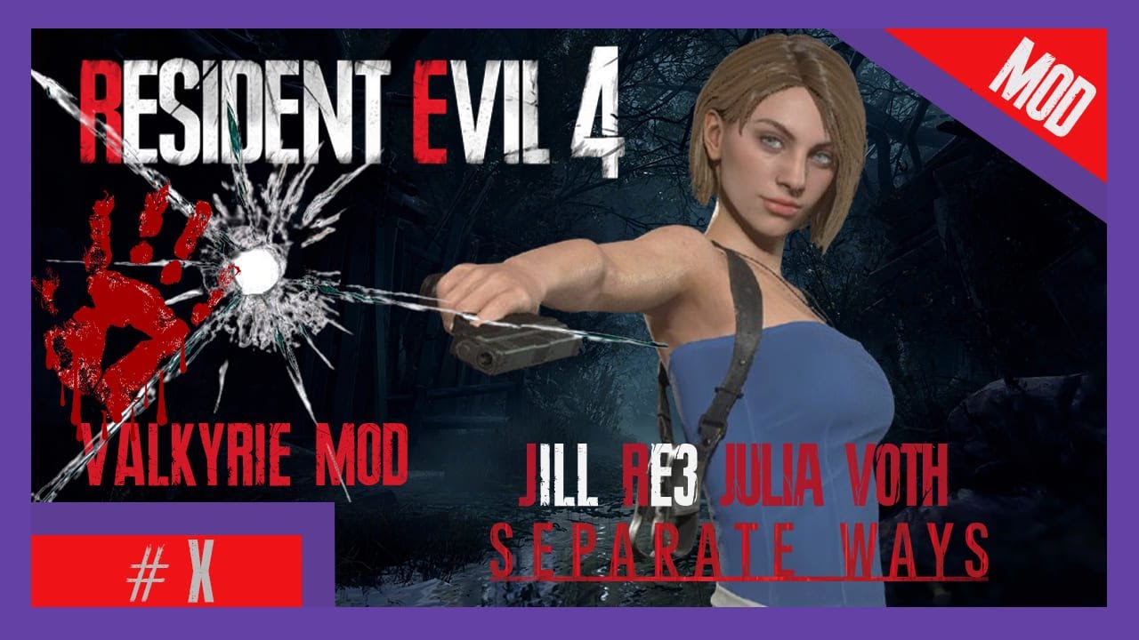 RE 4 Remake : DLC Separate Ways - Mod "VALKYRIE" (Jill Valentine RE3 ...