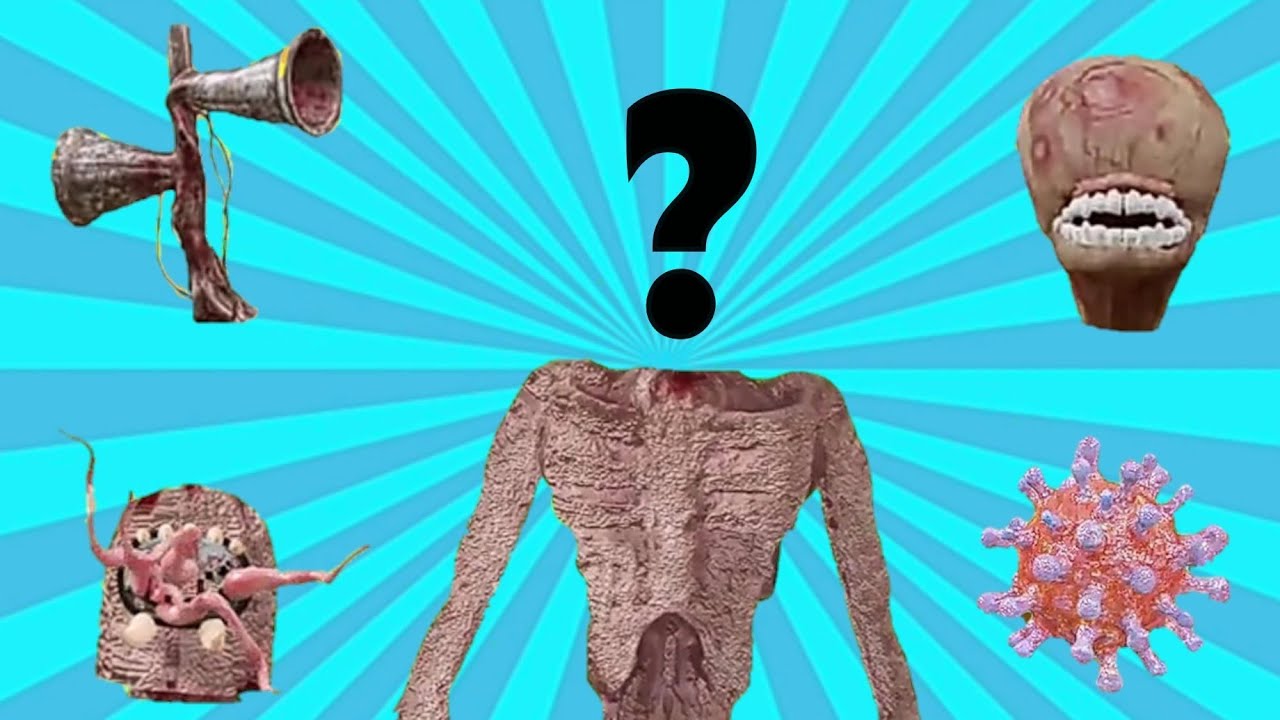 Wrong Heads??? Siren Head, Virus Head, Among Us, Scp, Coffin dance ...