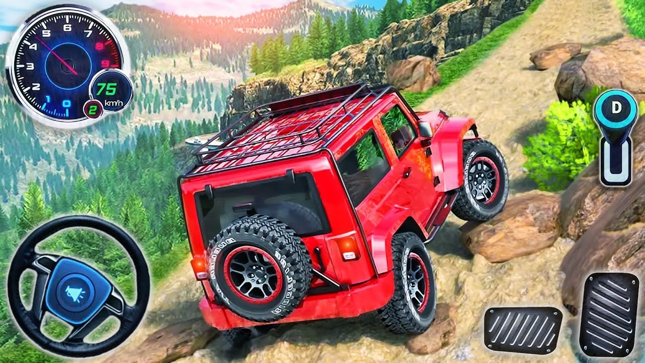 4x4 Off-Road Rally 7 Simulator #8 - Jeep SUV Prado Extreme Hill ...
